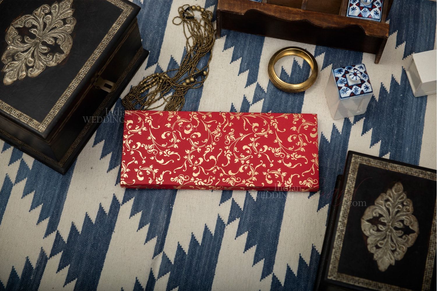 S600, Red Color, Scroll Invitations, Jewish Invitations, Box Scrolls ...