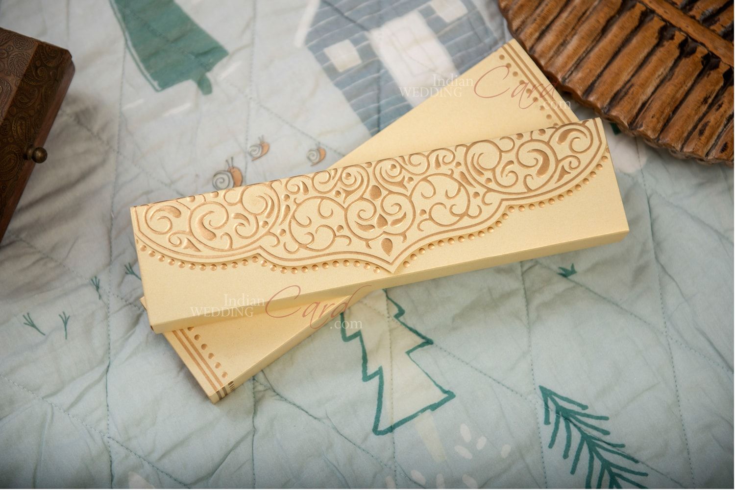 S707, Cream Color, Shimmery Finish Paper, Scroll Invitations, Jewish ...