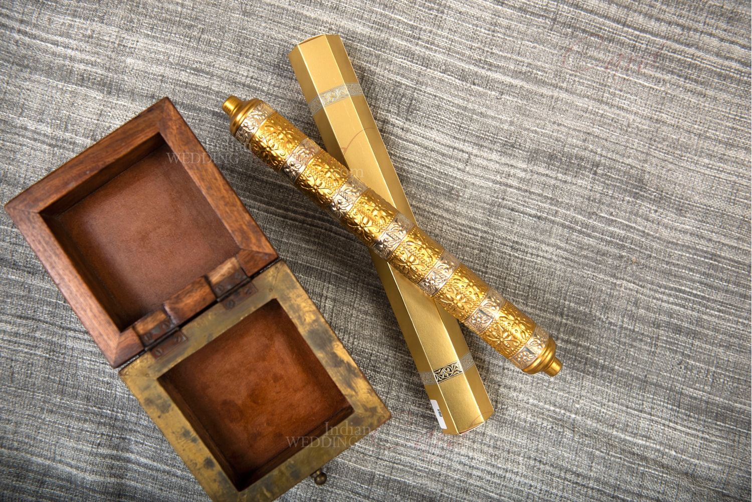 S950, Gold Color, Scroll Invitations, Jewish Invitations, Box Scrolls ...