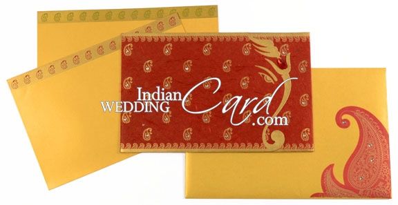 D-3413, Red Color, Hindu Cards.