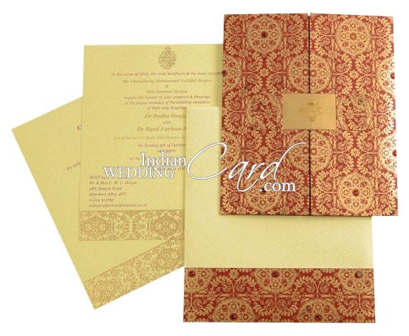 D-753, Red Color, Hindu Cards.