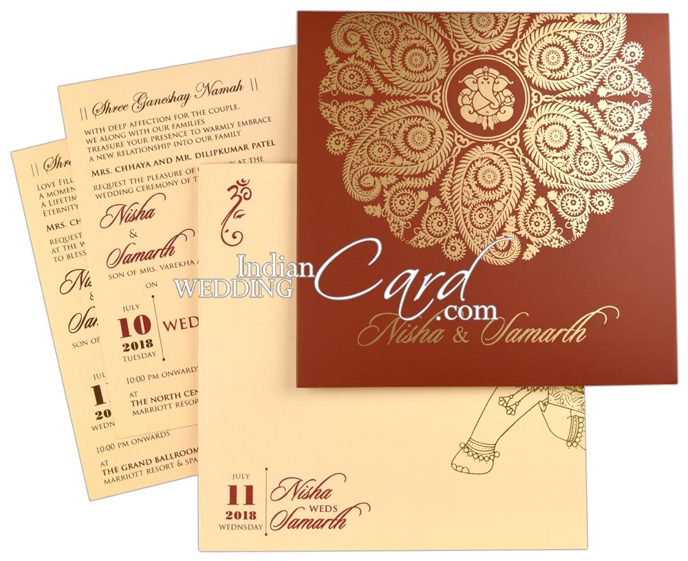 IWPC784, Red Color, Hindu Cards.