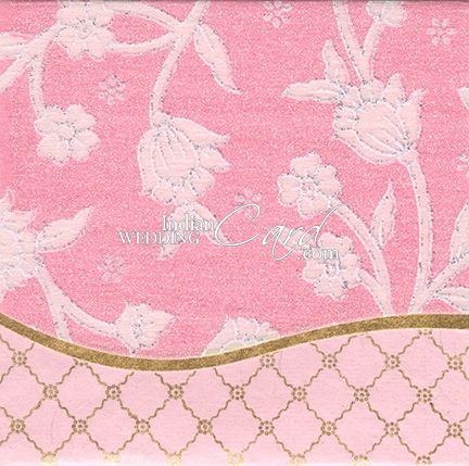 D-1822, Pink Color, Handmade Paper, Small Size Cards, Light Weight ...