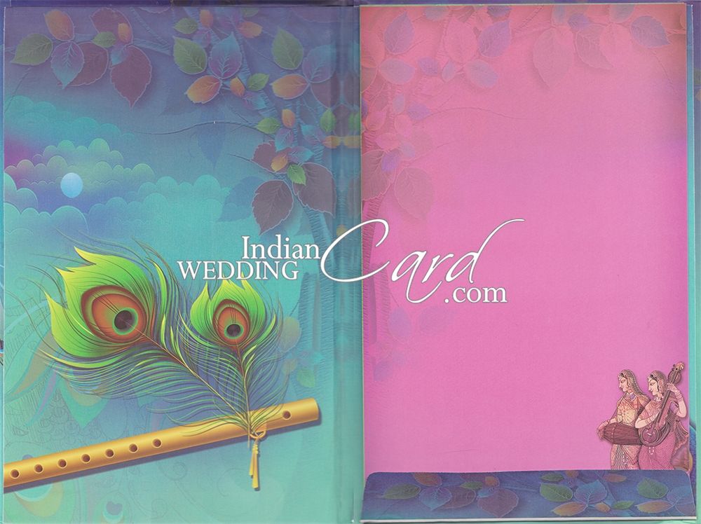 IWPY356, Multicolor card Color, Multicolor Offset Cards, Hindu Cards.
