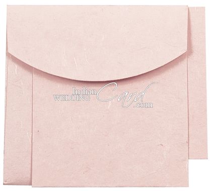 D-1790, Pink Color, Handmade Paper, Small Size Cards, Light Weight ...