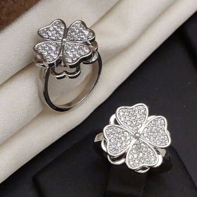 White and Off White color Metal Alloy metal Ring : 1823702