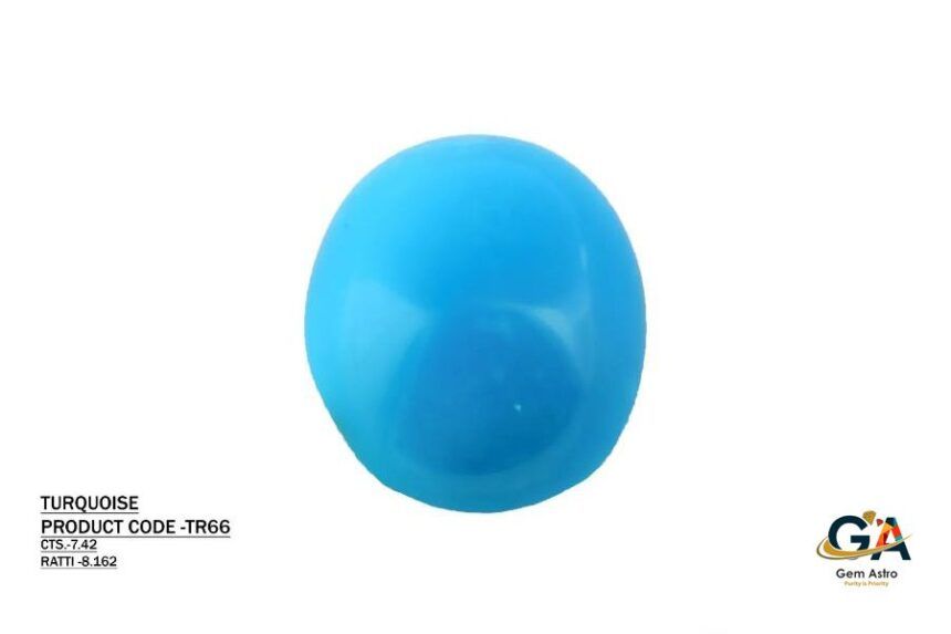 Buy Turquoise (Firoza) 7.42 Carat (8.16 Ratti) Online - GemAstro