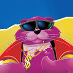 Play this Fat Cat slot with a four-legged casino bonus.