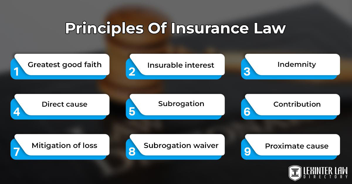 Insurance Law: Principles And Regulations - Lexinter