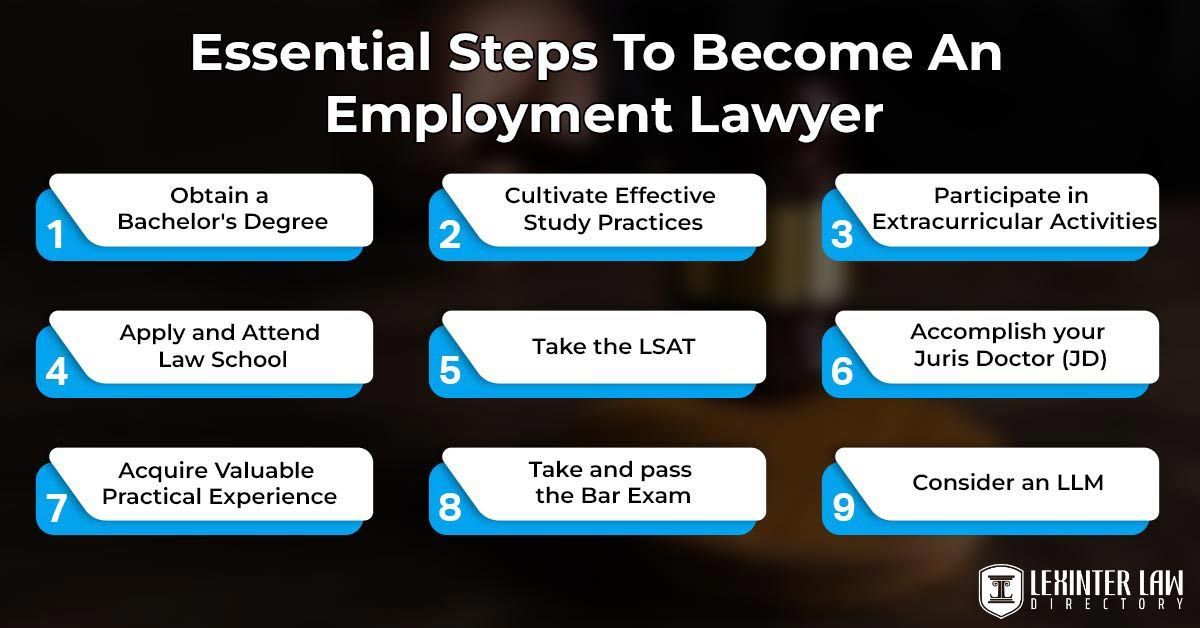9 Essential Steps On How To Become An Employment Lawyer - Lexinter