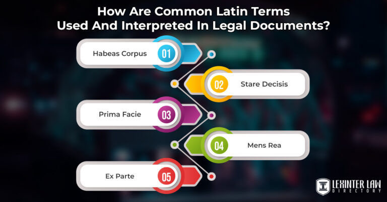 20 Commonly Used Latin Legal Terms - Lexinter