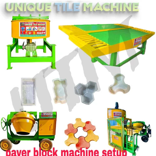 UTM000022222222 Concrete Paver Block Making Machine – 5000–6000 Blocks ...