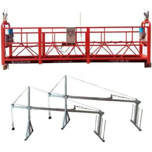 800 Kg Double Mast Suspended Platform | 7.5 m Steel Platform | 3 HP ...
