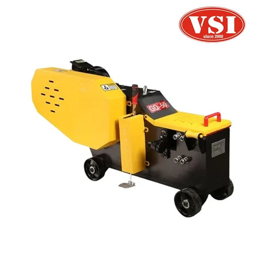 TMT Bar Cutting Machine GQ-50 (Up to 42mm) | Manual Push Type Electric ...