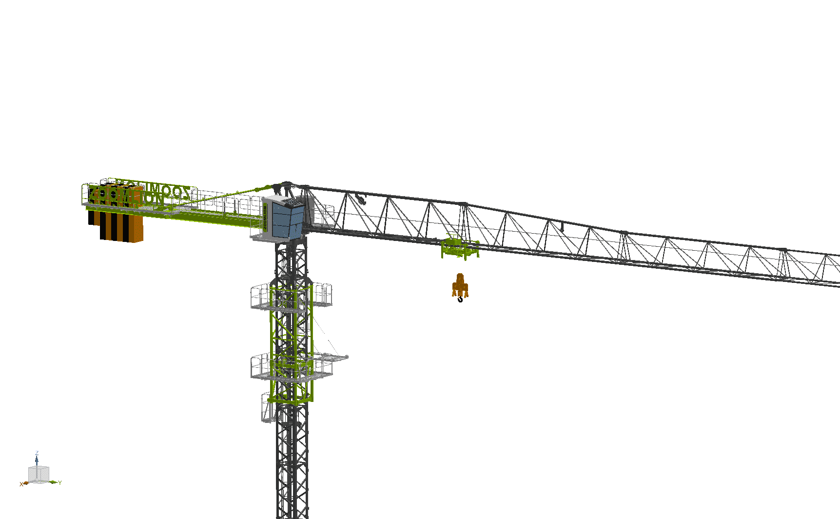 Zoomlion R1000-50 Tower Crane latest specifications, Reviews & Price in ...