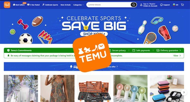 Код за отстъпка в Temu.com. Актуални купони и промоции - Всичко от 1 лев