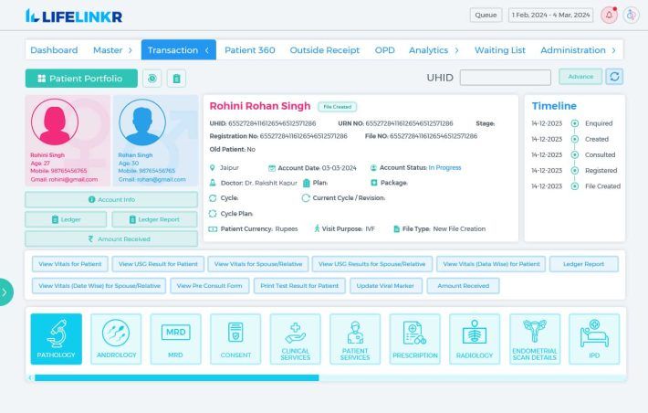 IVF Clinic Management Software with Full Customization