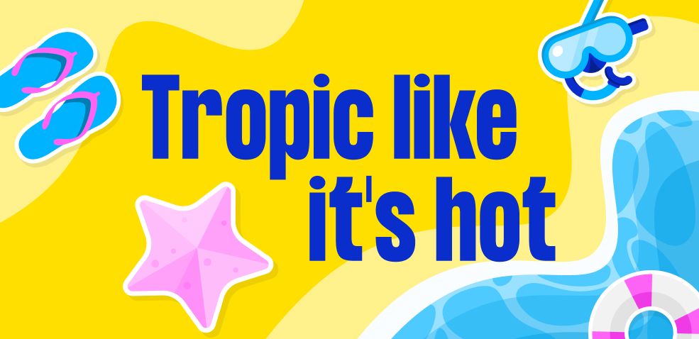 Tropic Like It’s Hot Picture Bingo | Real Money Bingo | MrQ UK