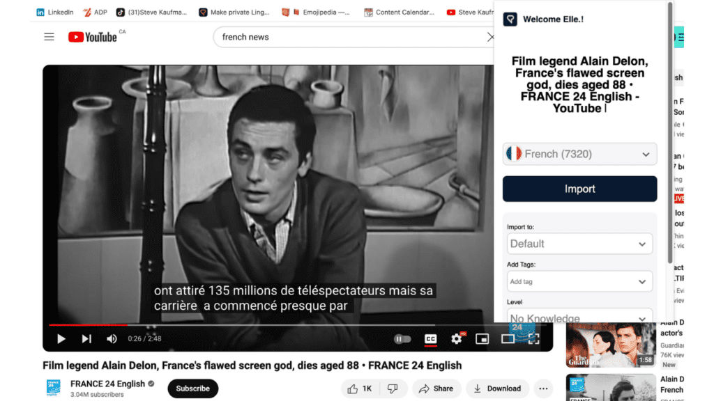 Learn French with YouTube: 10 Très Magnifique Channels
