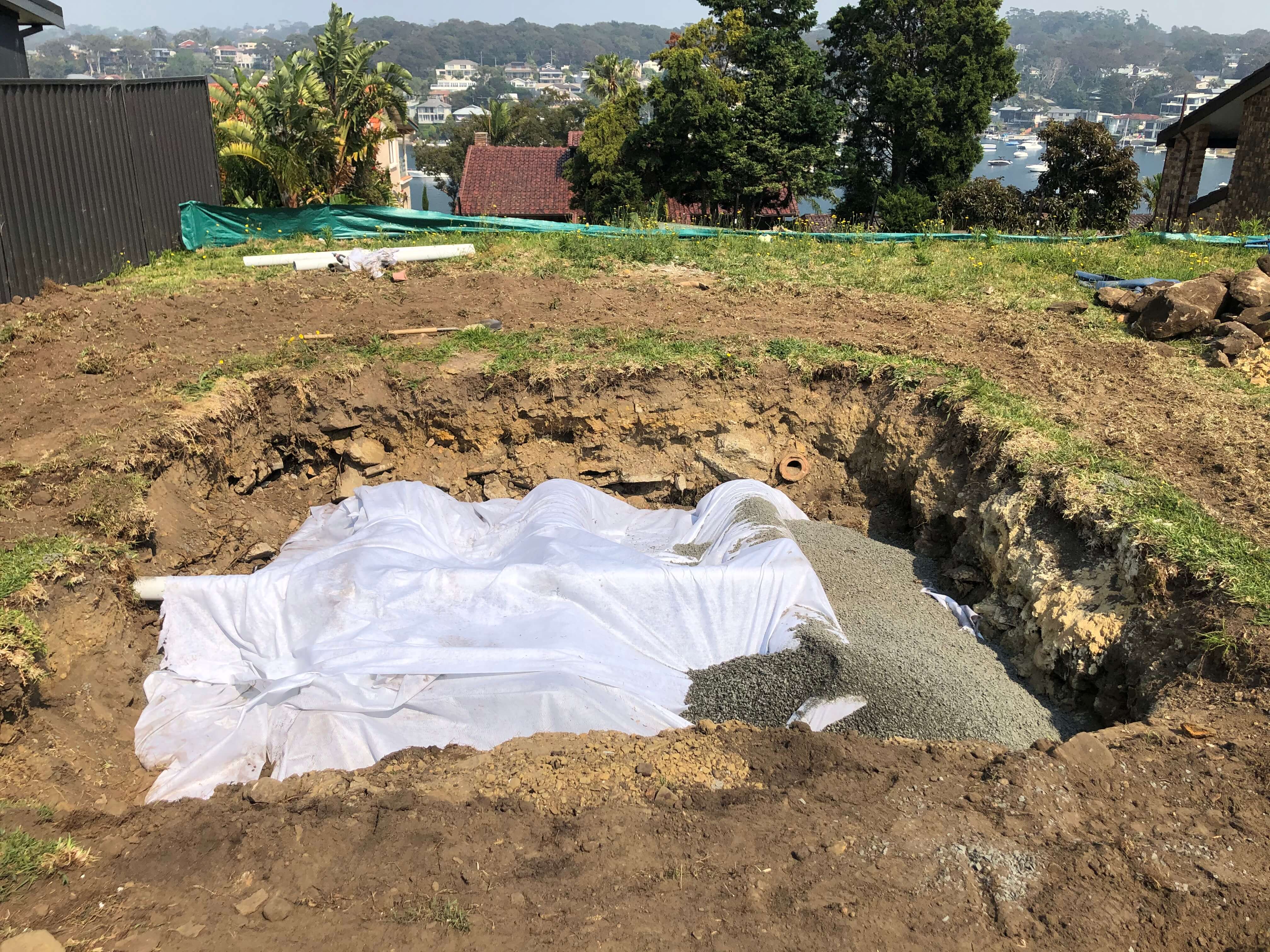 Granny Flat Absorption Pit