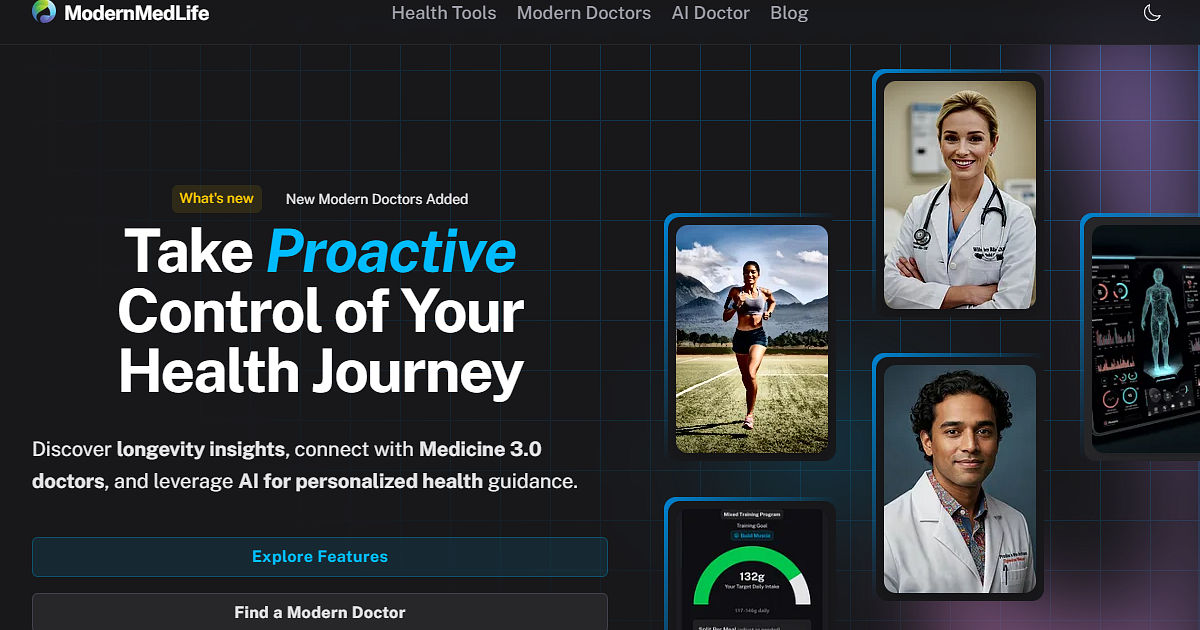 Proactive Health & Longevity Doctors | Modern Med Life