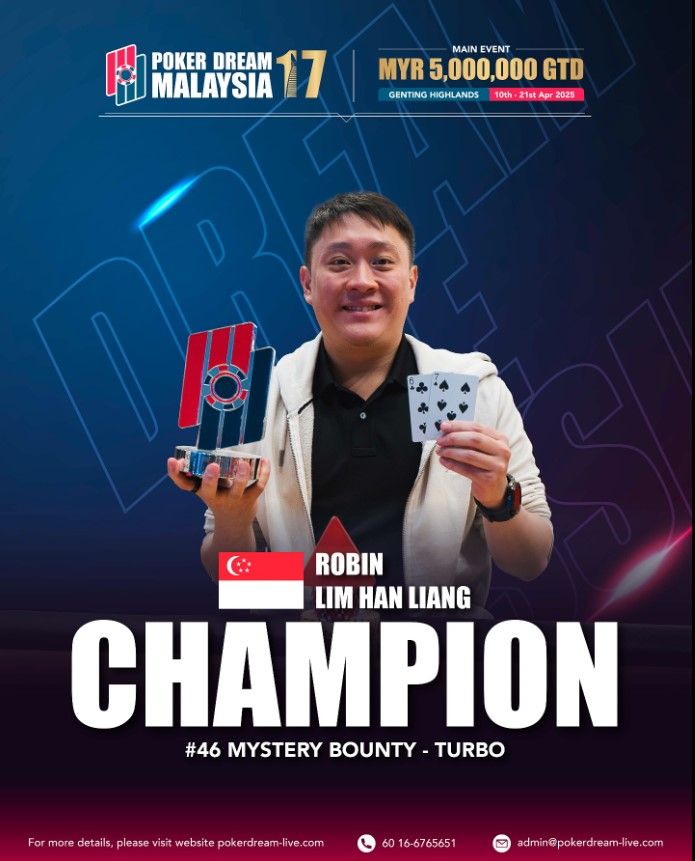 Han Liang Robin Lim Poker Profile: Net Worth, Earnings & Stats (2025)