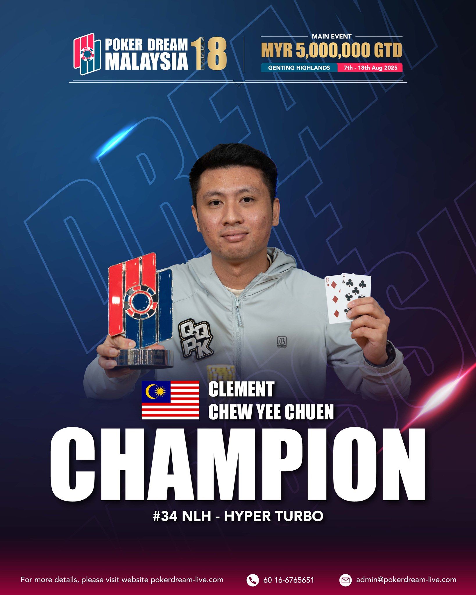 Yee Chuen Clement Chew Poker Profile: Net Worth, Earnings & Stats (2026)