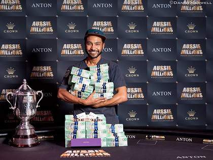 Satellite Winner Shurane Vijayaram Wins Aussie Millions Main Event ...