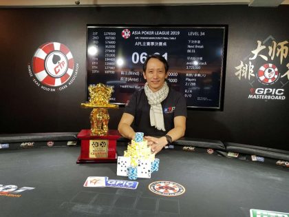 Chi Jen Chen wins APL Taiwan Main Event for NT$ 1,278,500, Steve Yea ...