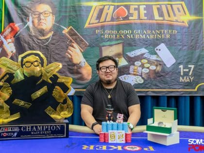 Chase Cokaliong ships inaugural Chase Cup Main Event title for PH ...