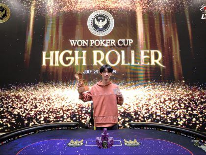 Won Poker Cup: Chan Chak Hei stands proud as the Single Day High Roller ...