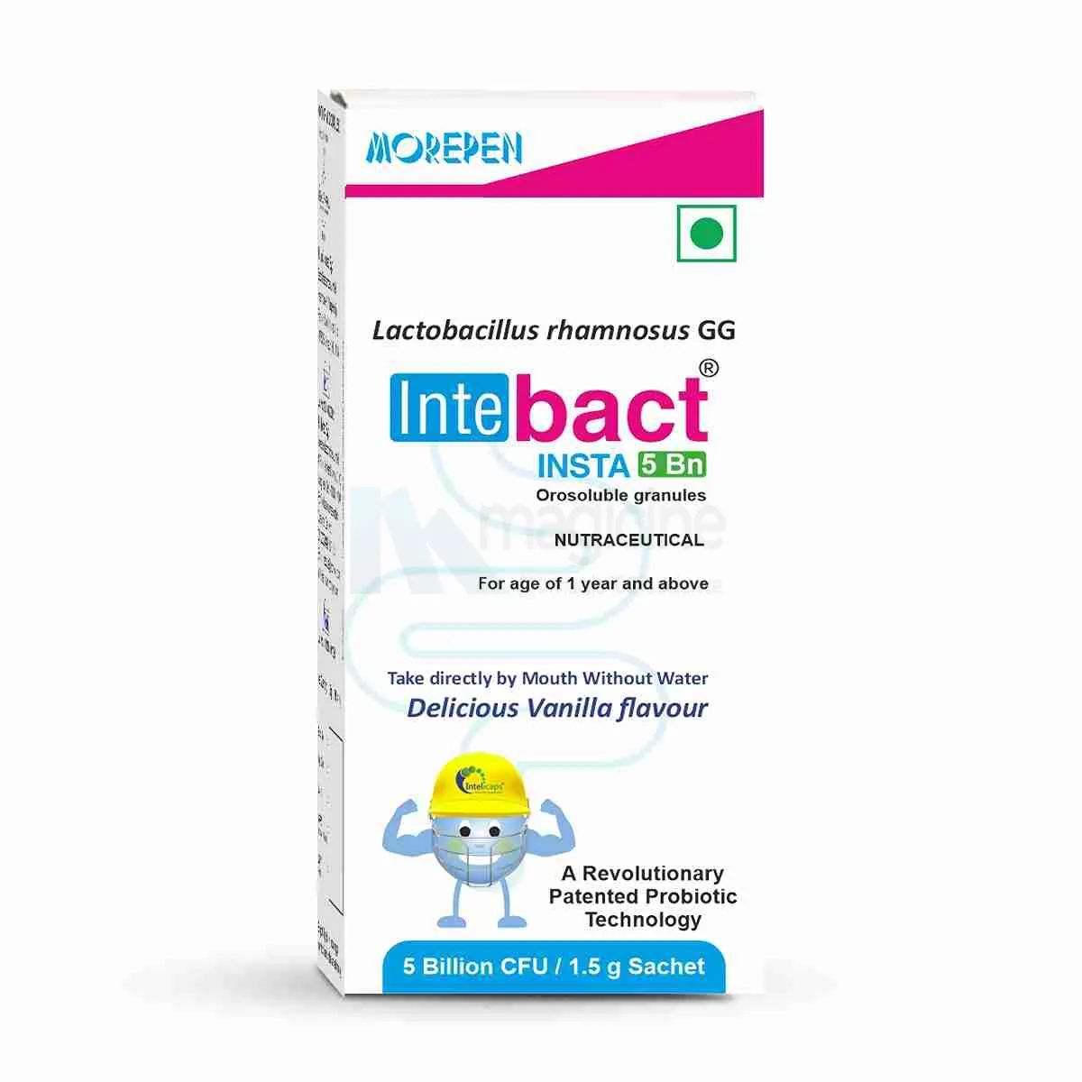 Buy Dr. Morepen Intebact Insta 5 Bn Sachet - 6 Sachet Online at Best ...