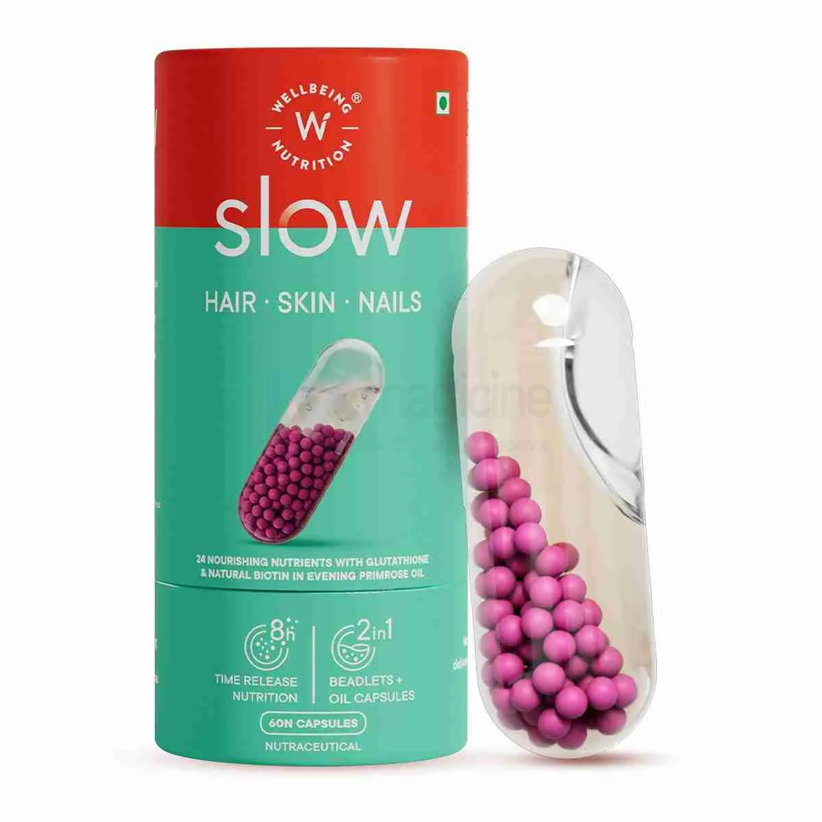 Buy Wellbeing Slow Skin, Hair & Nails Online at Best Price – Magicine ...