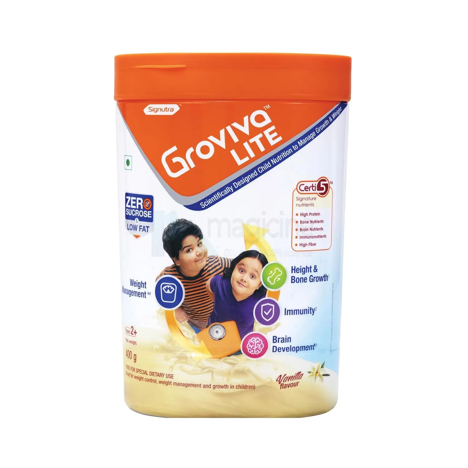 Buy Groviva Lite High Protein for Height Bone Immunity & Brain ...