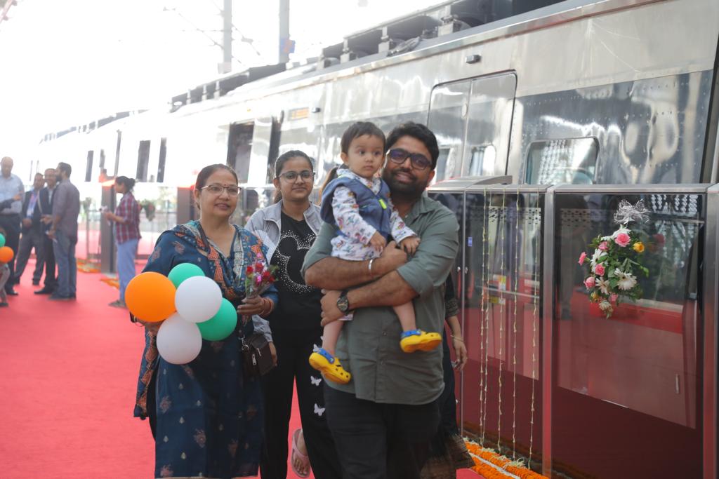 Commuters Celebrate Inauguration of India's First RRTS Section, Lauded ...