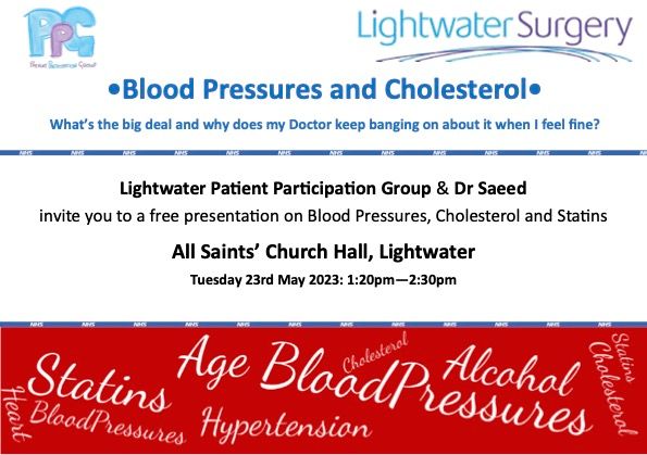 Lightwater Surgery Patient Participation Group event - Windlesham Society