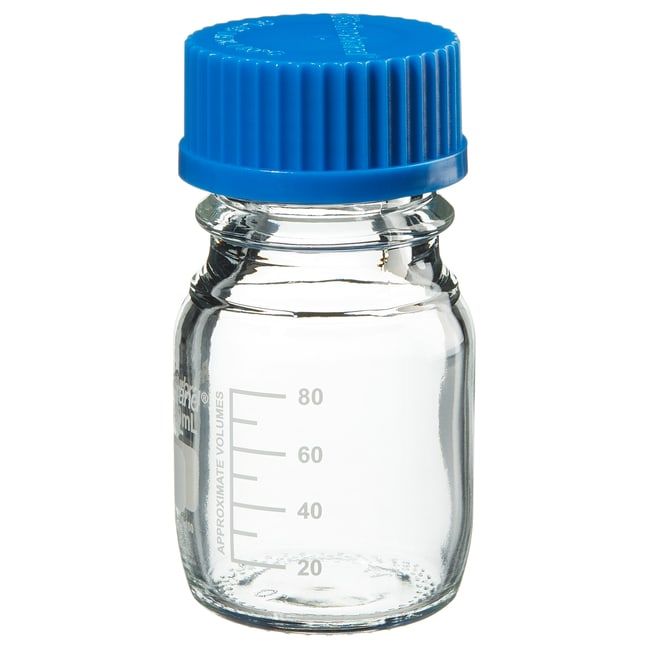 Kesell 10 Pack 40ml Vial Graduated Clear Glass Sample Bottle