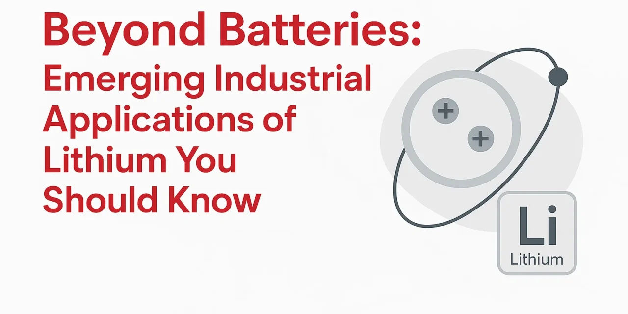 Beyond Batteries: Surprising uses of Lithium You Haven’t Heard