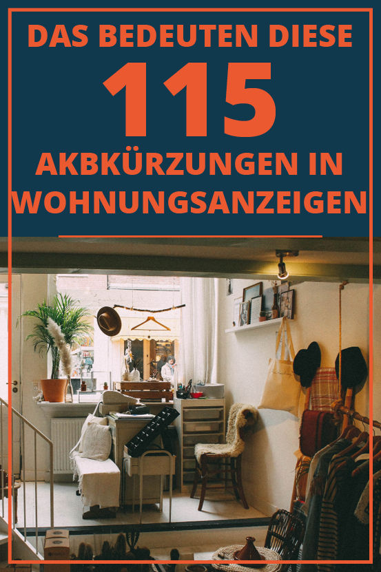 Abkurzungen Bei Wohnungsanzeigen