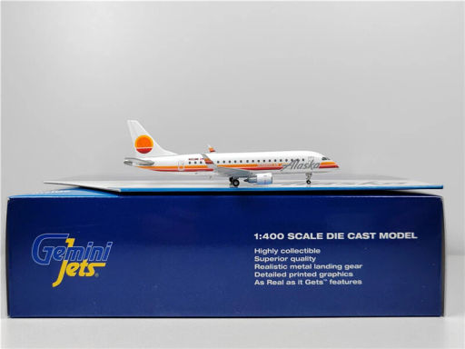 GeminiJets GJASA2174 1:400 Alaska Airlines Embraer E175 w/ Long Wing ...