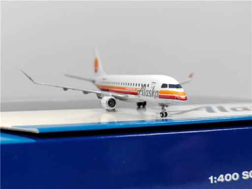 GeminiJets GJASA2174 1:400 Alaska Airlines Embraer E175 w/ Long Wing ...