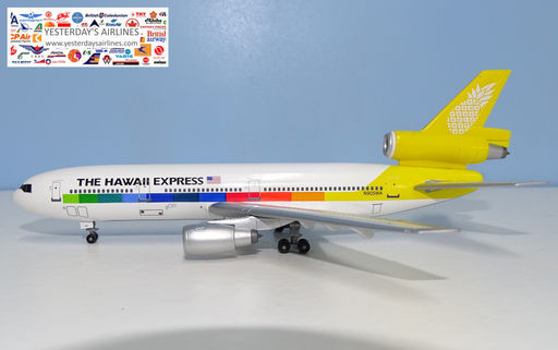 Jet-X JX011B 1:400 The Hawaii Express McDonnell Douglas DC-10-10 N905WA ...