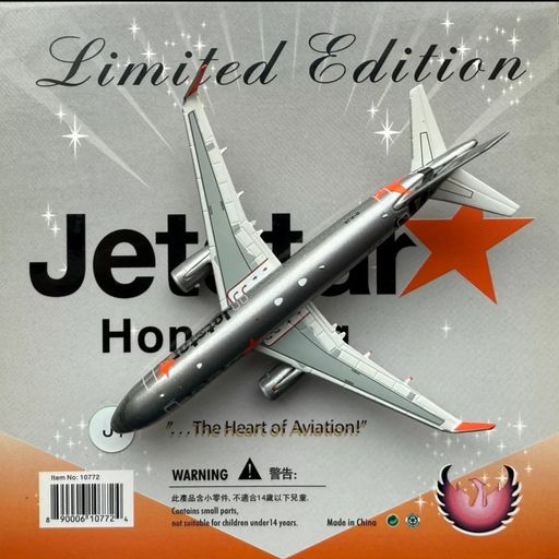 Phoenix Models PH4JKT924 1:400 Jetstar Hong Kong Airbus A320 w ...