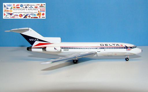Aurora Models AM002B 1:400 Delta Air Lines Boeing 727-100 N1633 | MADb