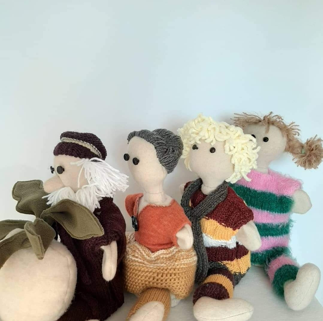 Pirštininės lėlės iš pasakos ropė užside... - Pigus/nemokamas siuntimas ...