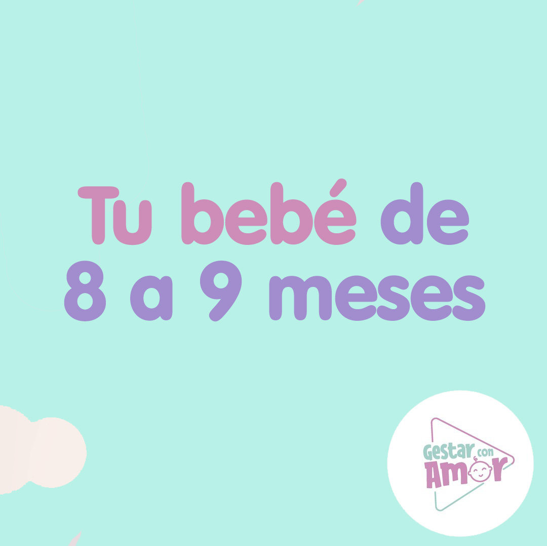 Tu bebé de 8 a 9 meses - Aprende con Gestar con Amor