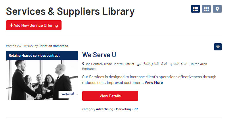 How To Post Services and Supplier Offerings - Shopping Centre & Retail ...