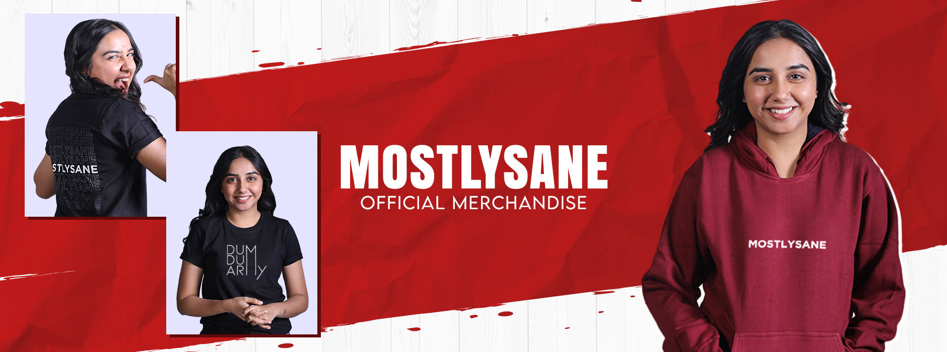 Mostlysane Online Official Merchandise Store in India | Merch Garage