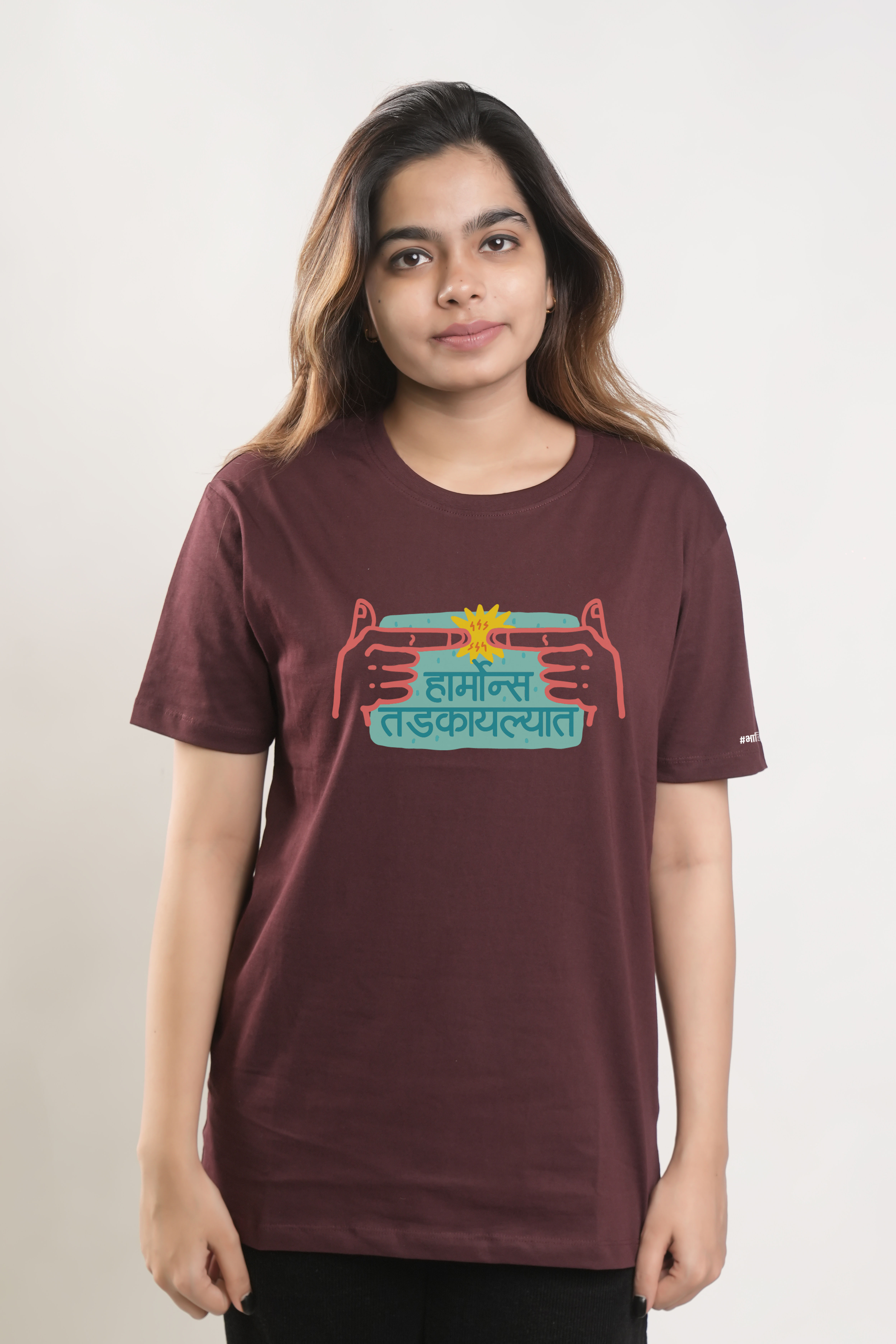 Bhadipa – Hormones Sangria Maroon T-Shirt | Merch Garage
