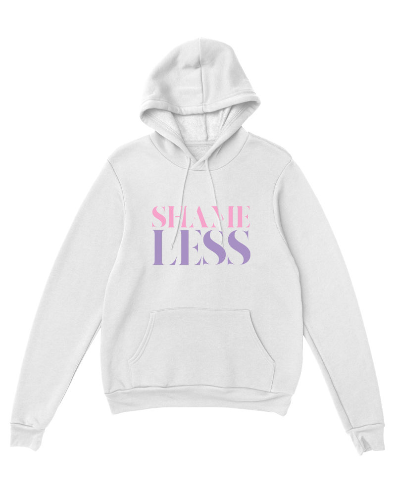 Buy Shameless White Printed Hoodies online at Mostlysane | Merch Garage